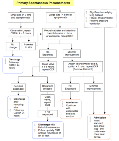 Small Bore Chest Tube Outpatient Pneumothorax | EM Cases