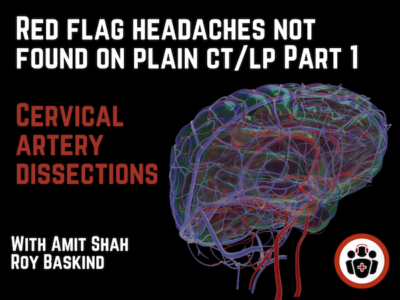 Red Flag Headaches: Approach & Cervical Artery Dissections | EM Cases