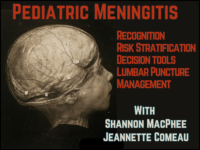 Pediatric Meningitis Recognition, Workup & Management | EM Cases podcast