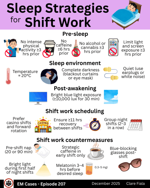 Sleep Strategies for Shift Work | Emergency Medicine Cases