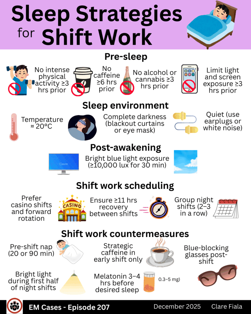 Sleep Strategies for Shift Work | Emergency Medicine Cases