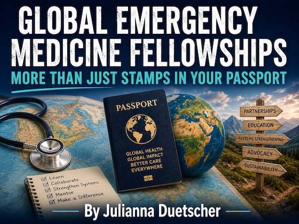 Global Emergency Medicine Fellowships: More than Just Stamps in Your ...